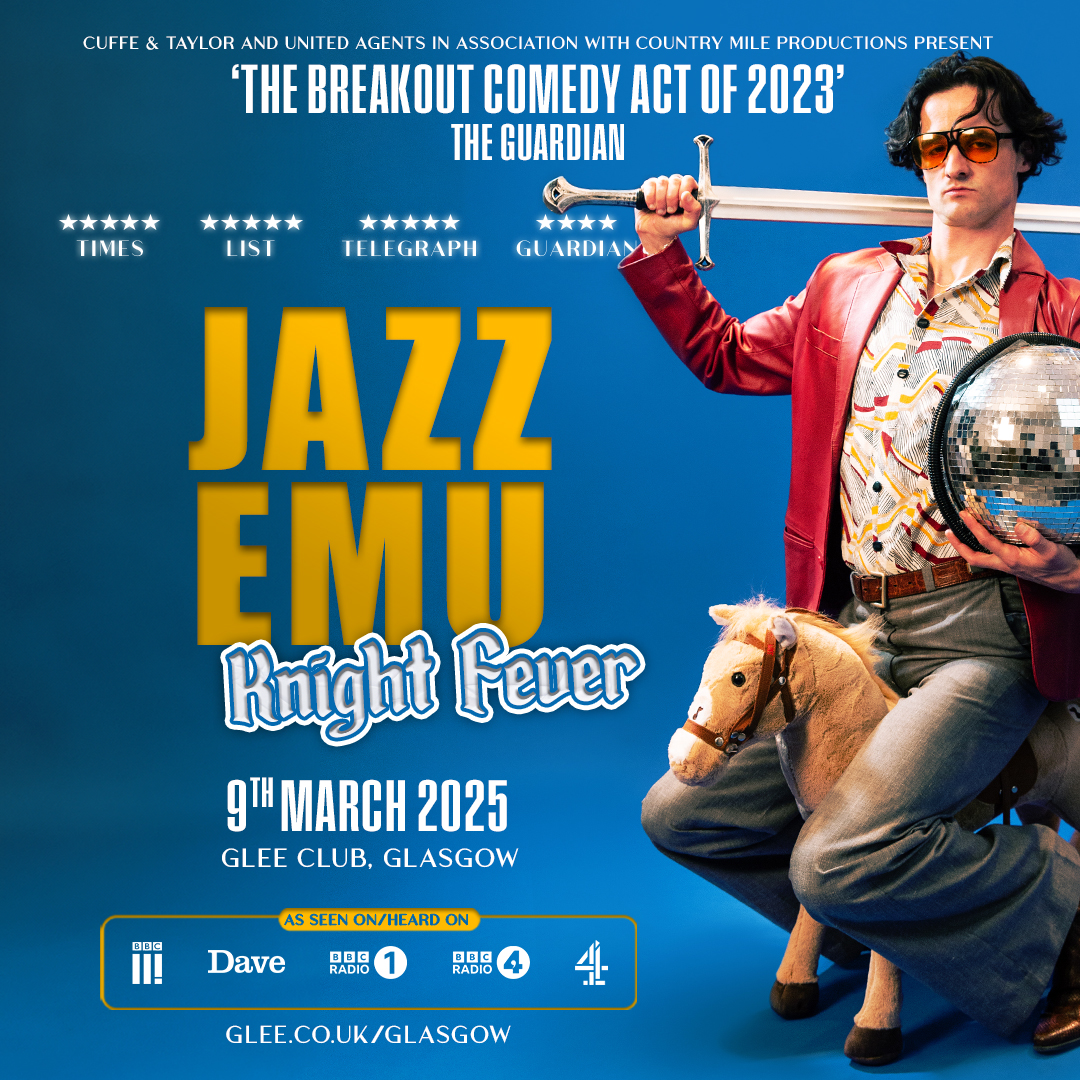 Glasgow - What's On At The Glee Club - Comedy, Music & Events